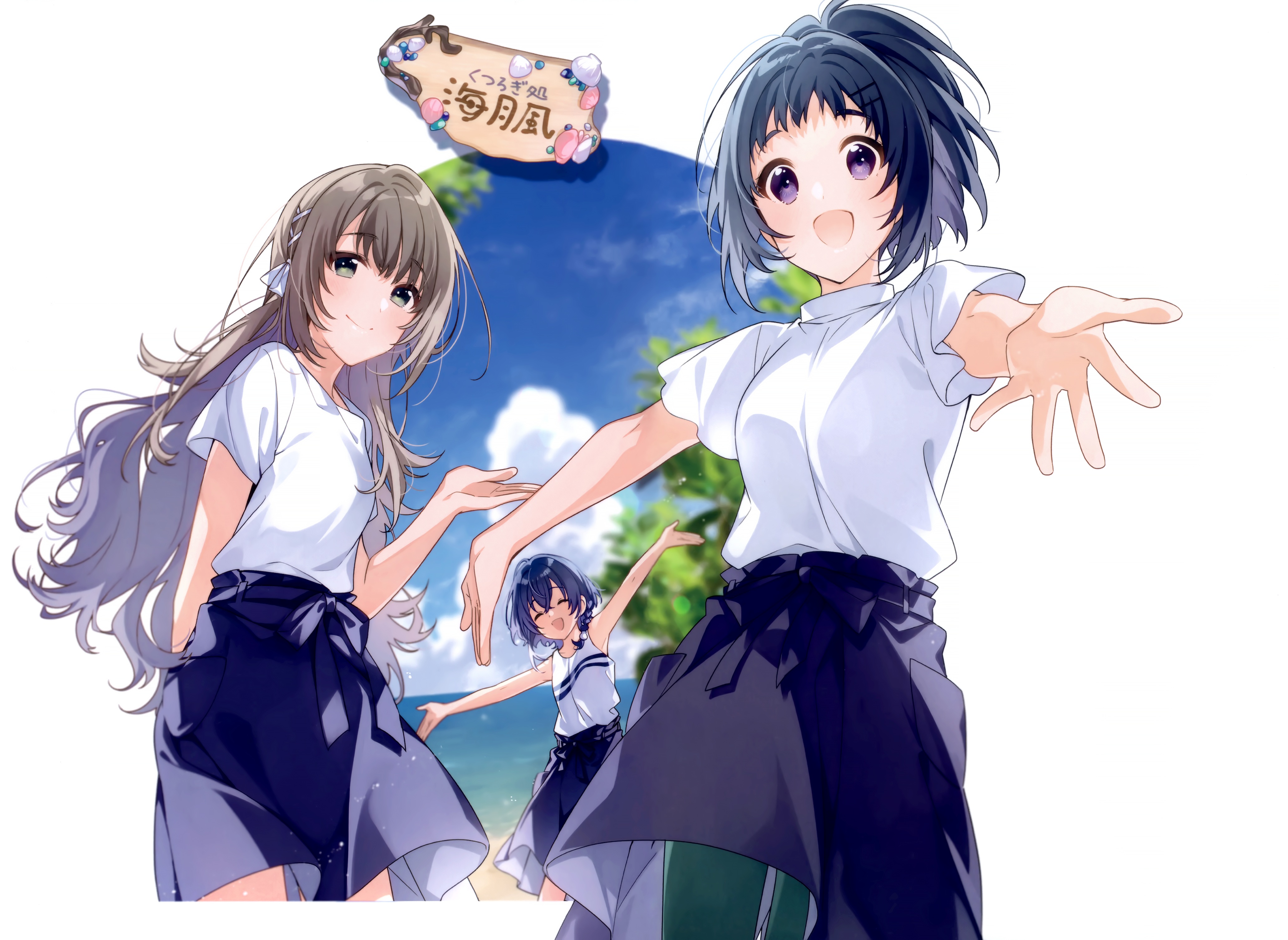 u35 shiroi suna no aquatope misakino kukuru miyazawa fuuka teruya tsukimi | #1041852 | yande.re